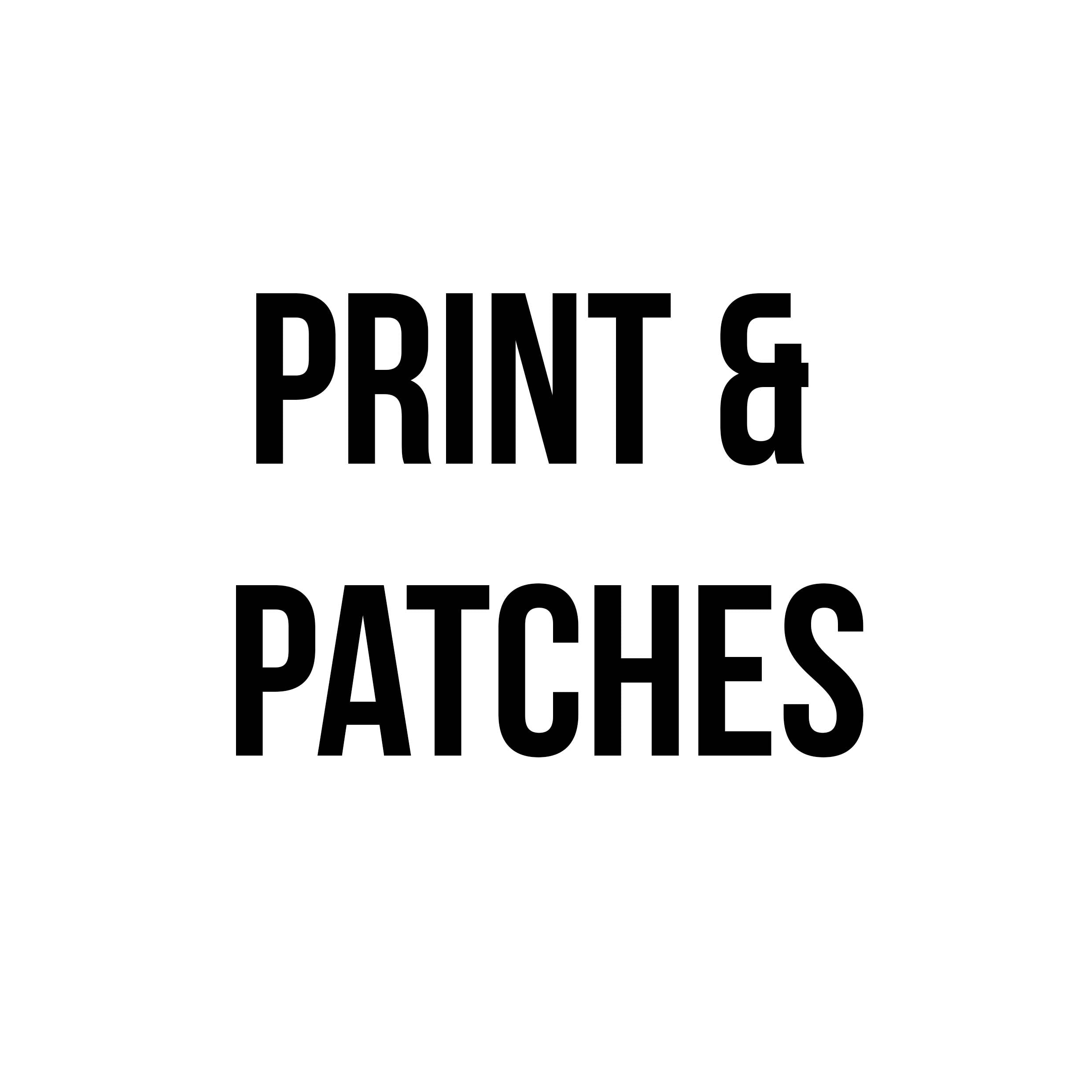Print & Patches – The Shirt Collectors